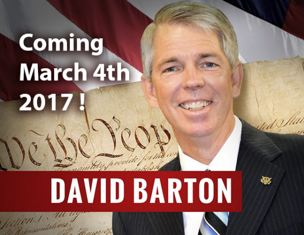 David Barton coming to Richmond! – Virginia Tea Party